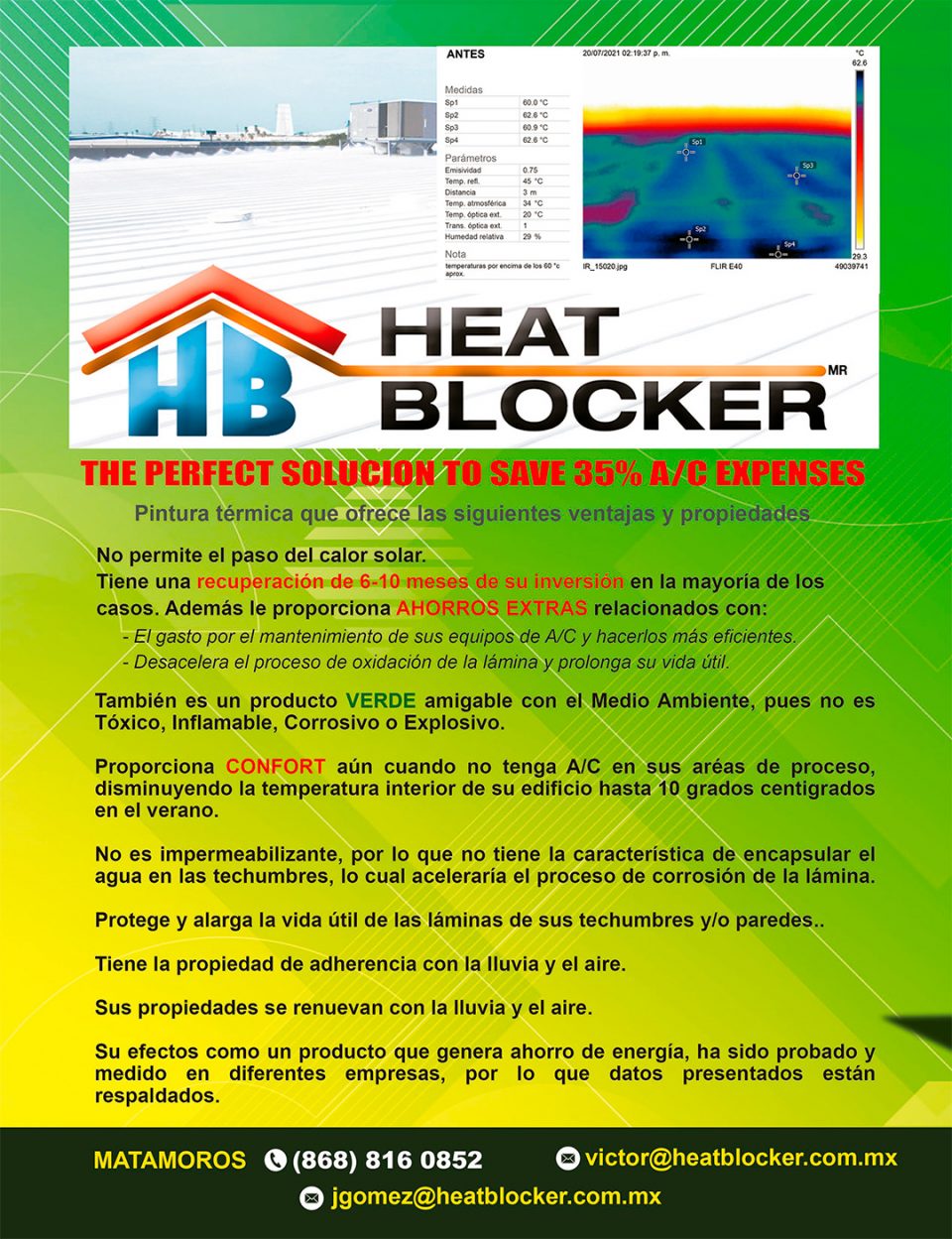 Heat Blocker - Pintura térmica - Enlace Industrial